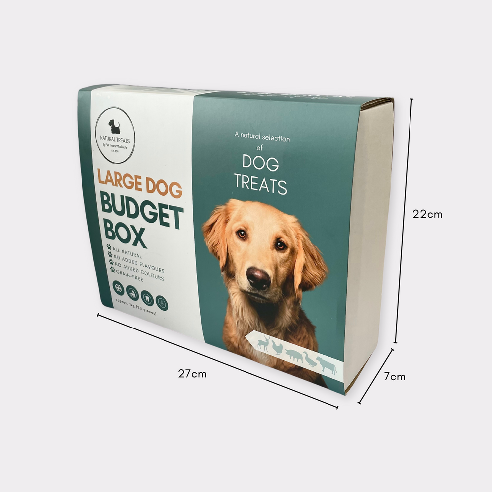 Shop Budget Box for Large Dogs at Pet Treats Wholesale – www.natural ...