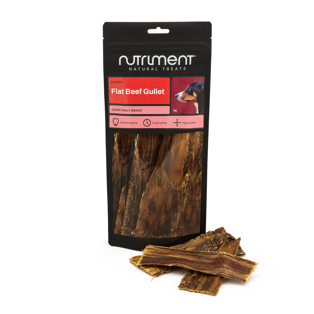 Flat Beef Gullet – www.natural-treats.co.uk